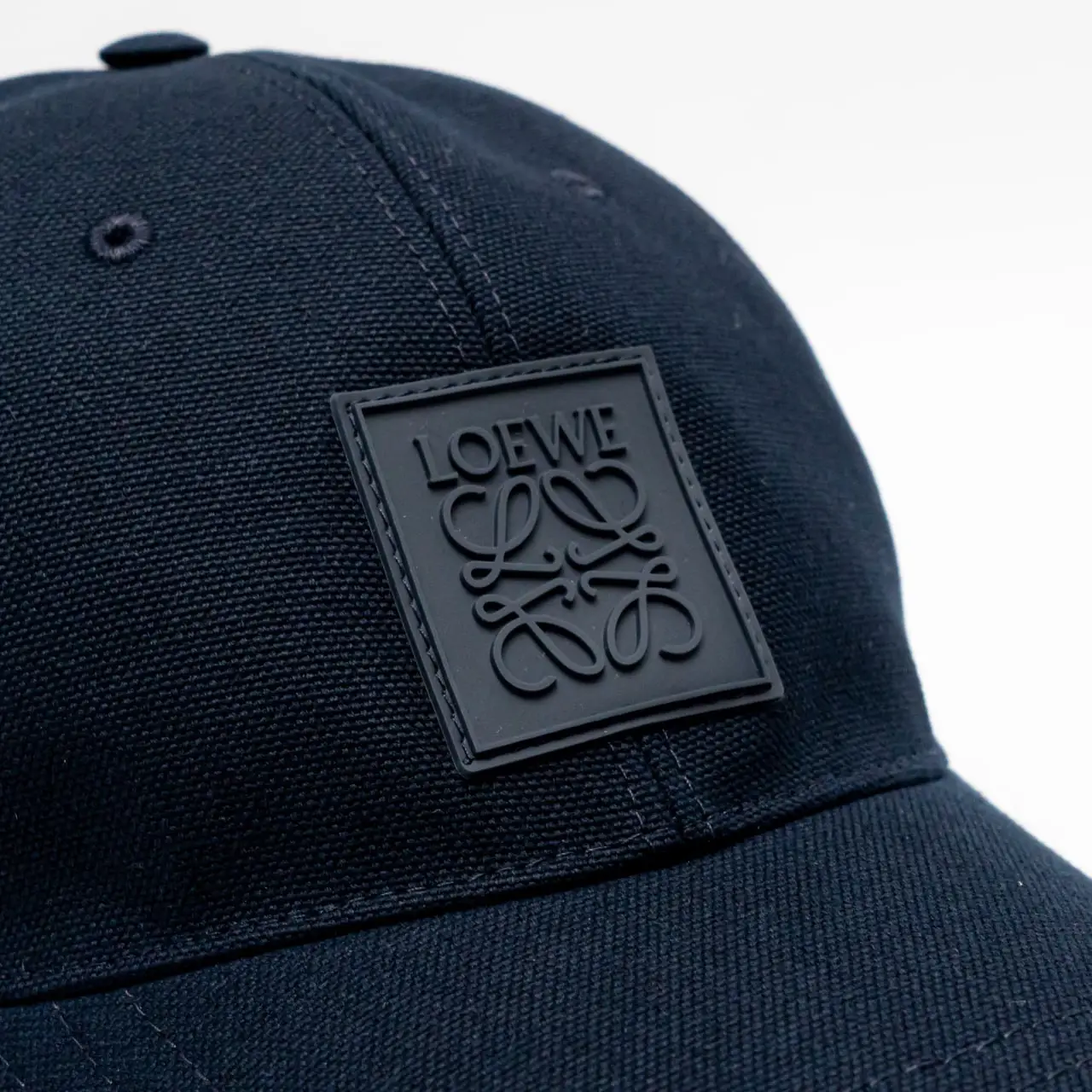 Loewe Logo Patch Baseball Cap in Canvas Deep Navy – voilà.id Loewe Logo Patch Baseball Cap in Canvas Deep Navy – voilà.id