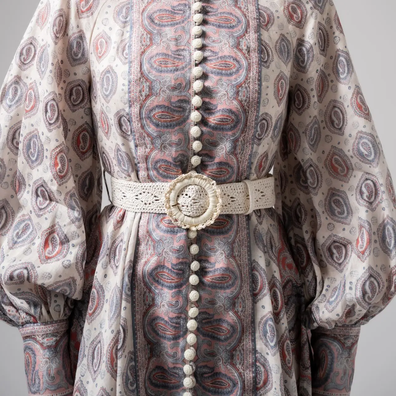 Zimmermann Vitali Button Up Mini Dress Ivory Paisley – voilà.id Zimmermann Vitali Button Up Mini Dress Ivory Paisley – voilà.id